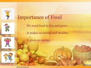 Environmental Science (EVS) : Food We Eat (Class I) | PDF