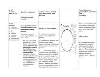 class 4 evs food we eat lesson plan.docx