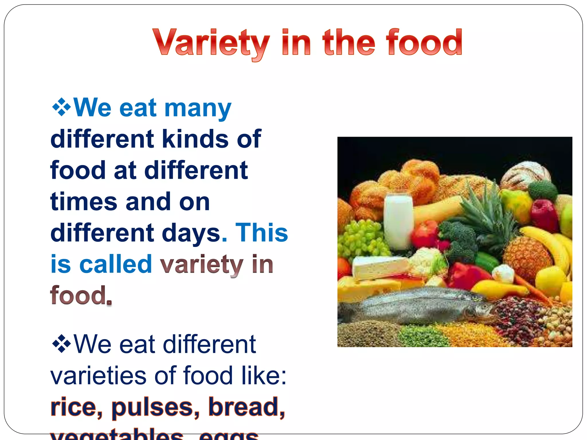 Food :where does it come from? | PPTX