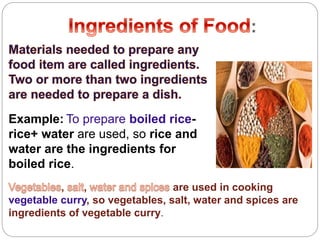 Food :where does it come from? | PPTX