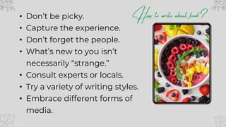 Food Writing.pptx