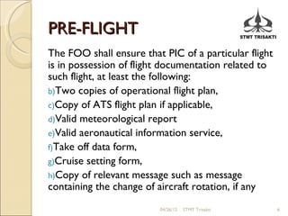 Foo (flight operation officer) | PPT