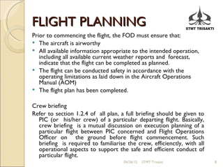 Foo (flight operation officer) | PPT