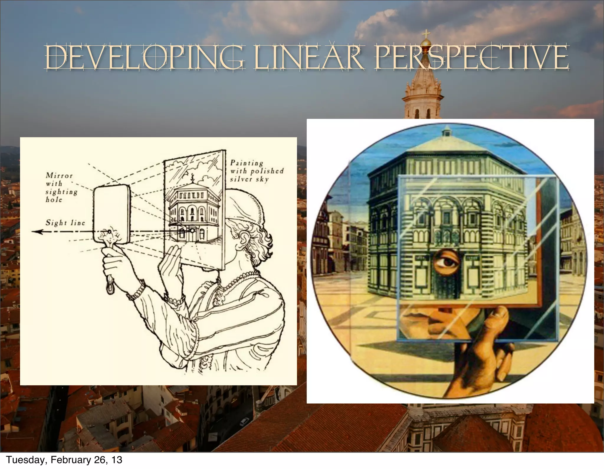 Fooling The Eye: Brunelleschi, Alberti, & Linear Perspective | PDF