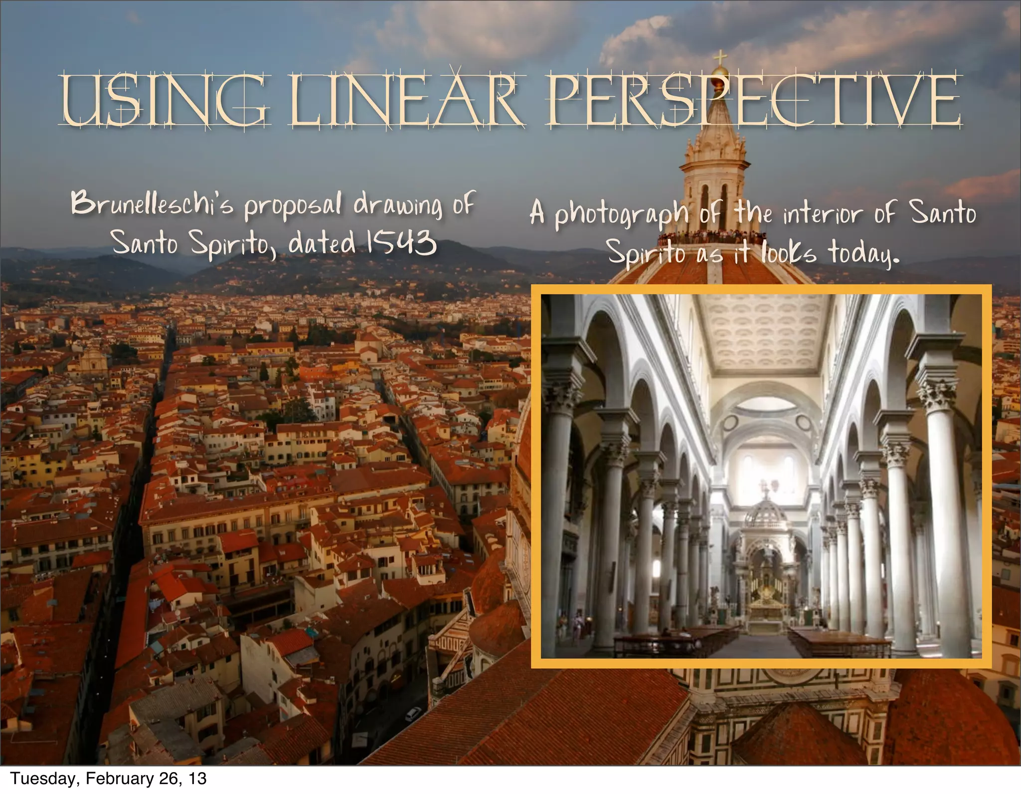 Fooling The Eye: Brunelleschi, Alberti, & Linear Perspective | PDF