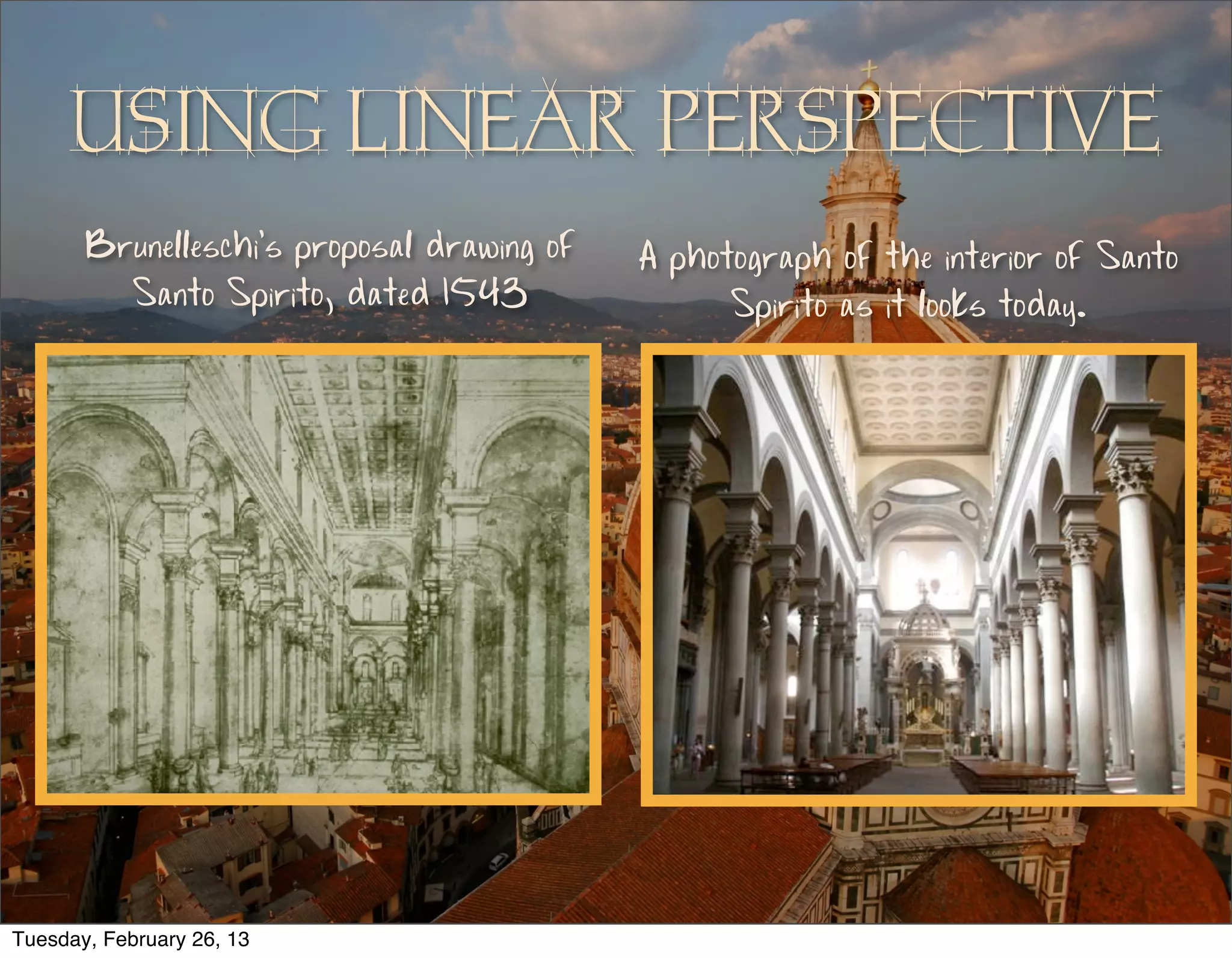 Fooling The Eye: Brunelleschi, Alberti, & Linear Perspective | PDF