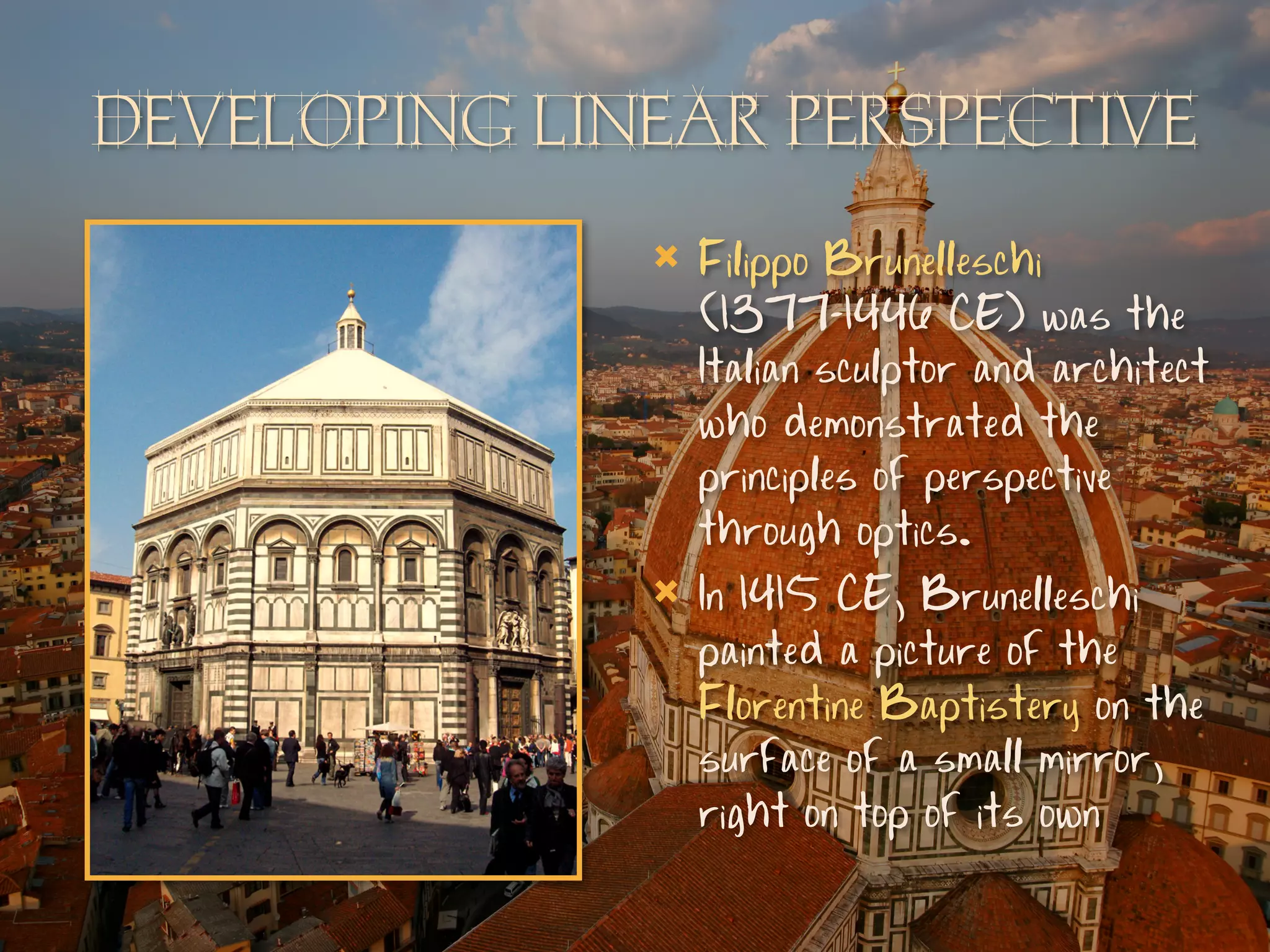 Fooling The Eye: Brunelleschi, Alberti & Linear Perspective | PDF