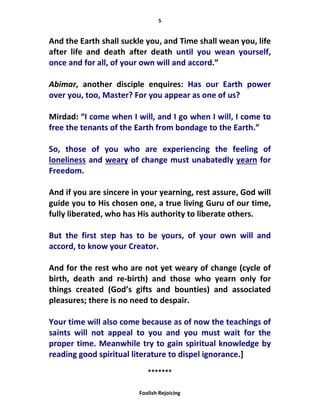 Foolish Rejoicing | PDF