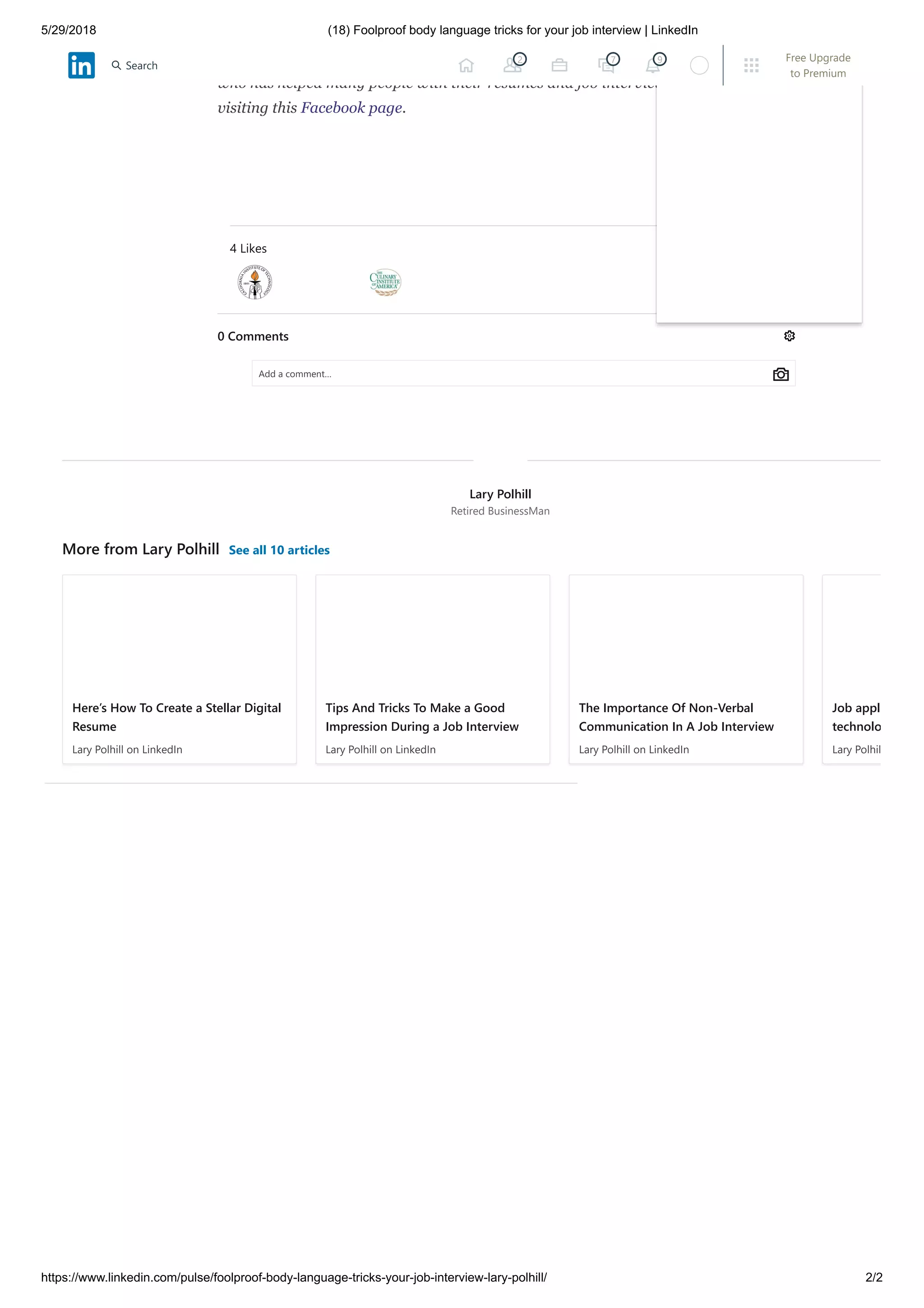 Foolproof body language tricks for your job interview | PDF
