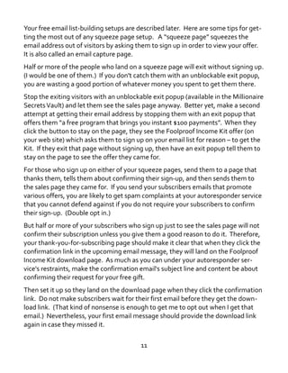 Foolproof income | PDF