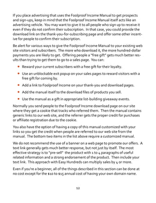 Foolproof income | PDF