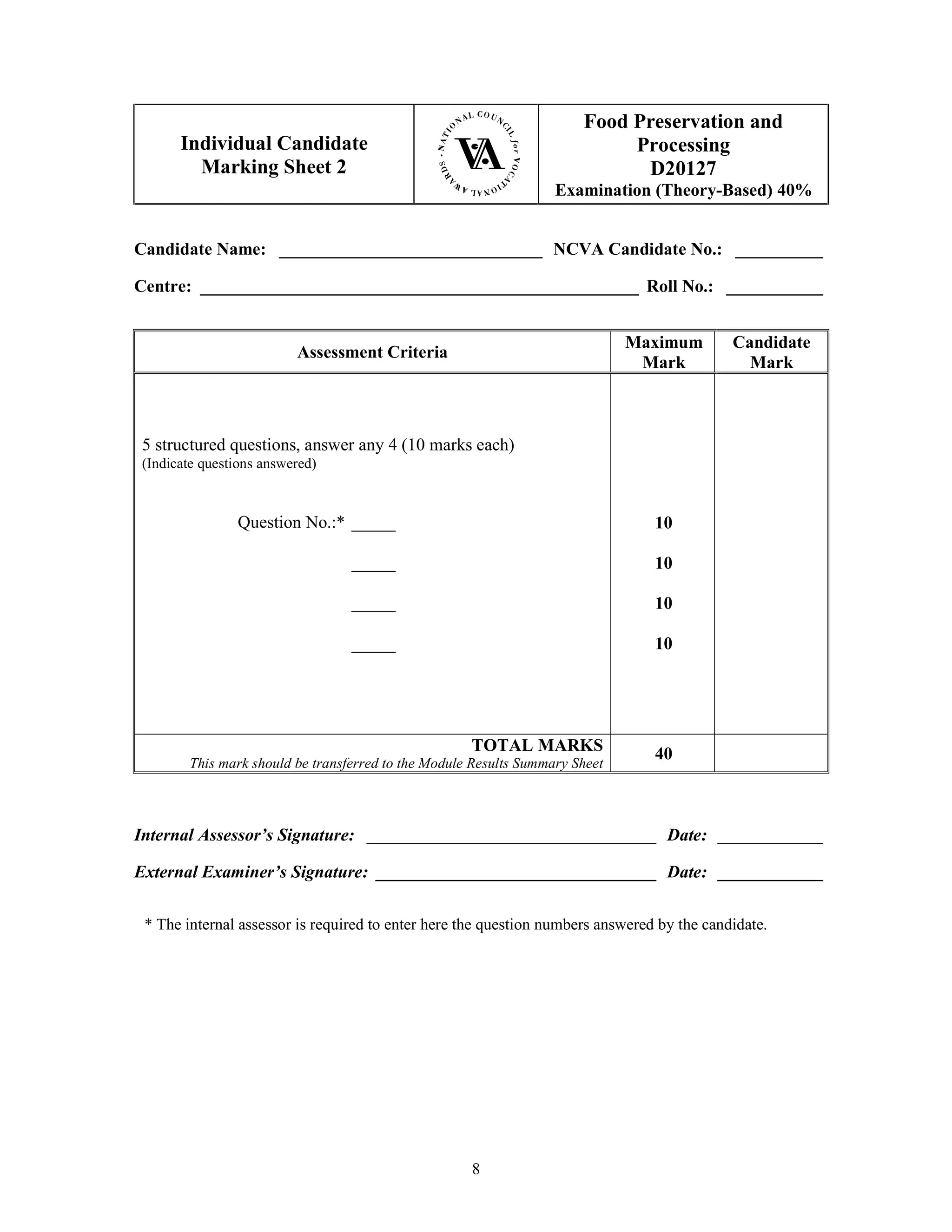 Foop preservation | PDF