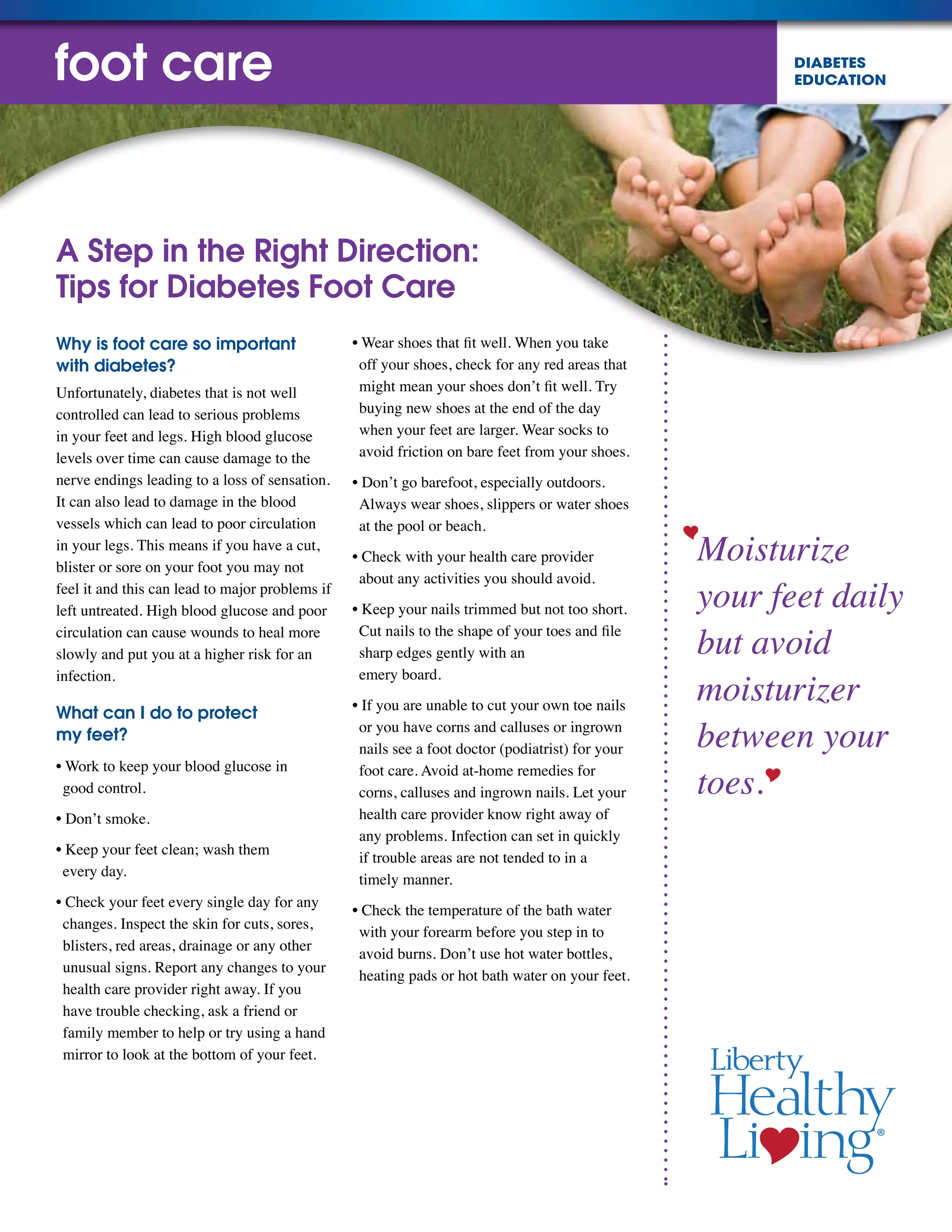 Diabetes Foot Care | PDF