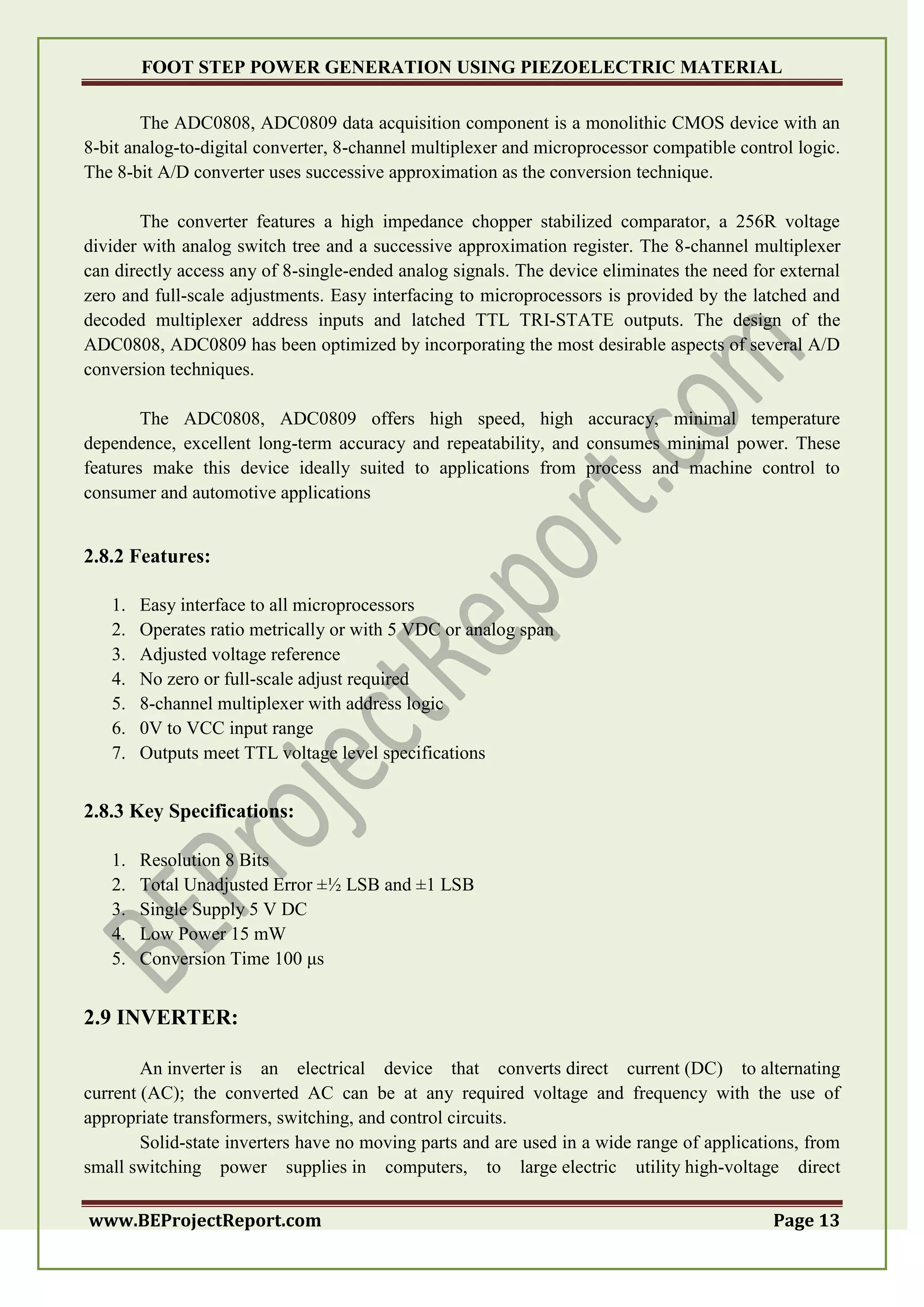 Foot step-power-generation-using-piezoelectric-material | PDF
