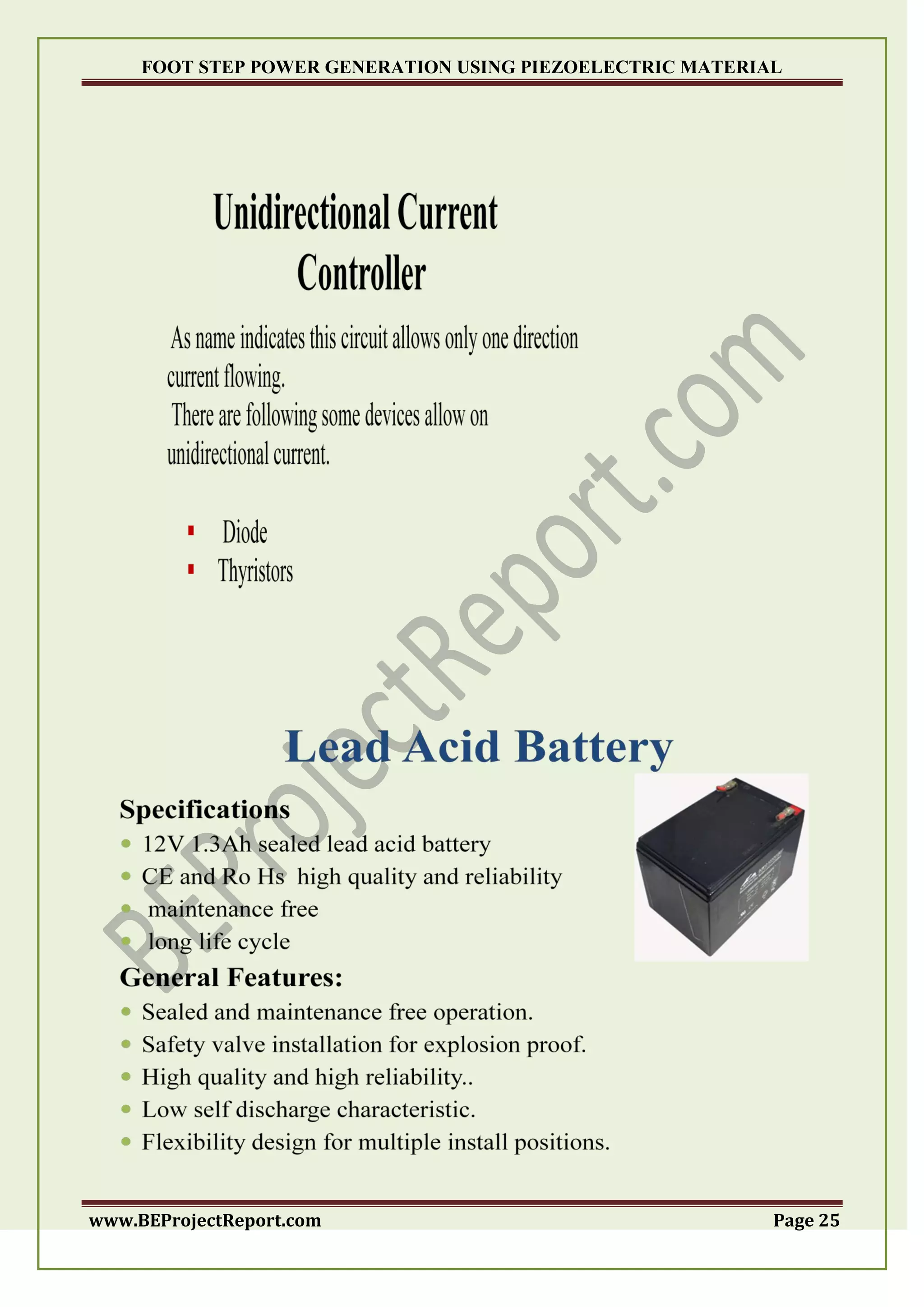 Foot step-power-generation-using-piezoelectric-material | PDF
