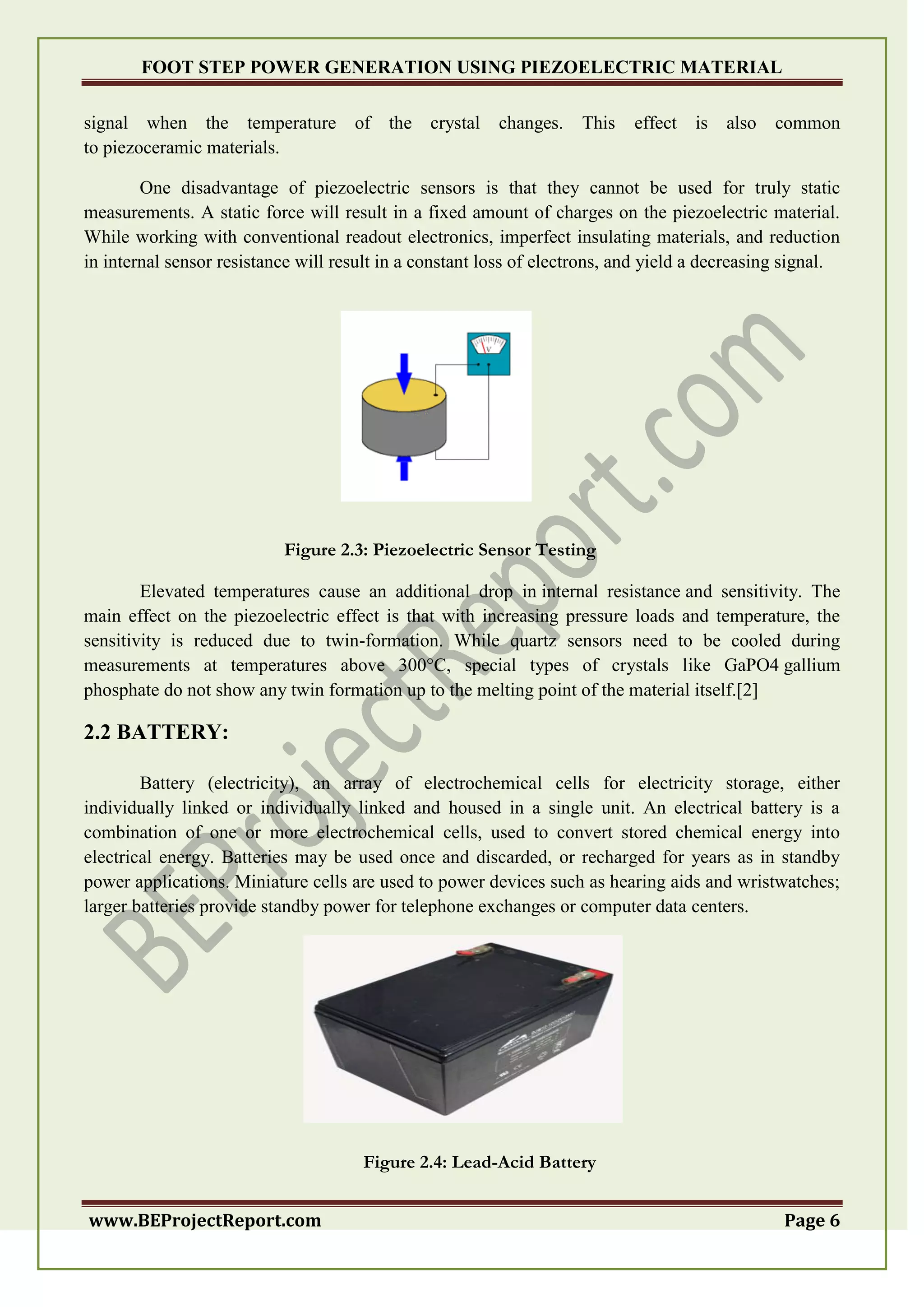 Foot step-power-generation-using-piezoelectric-material | PDF