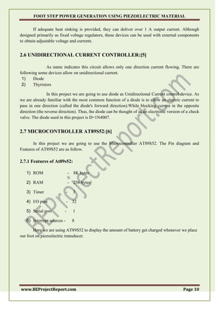 Foot step-power-generation-using-piezoelectric-material | PDF