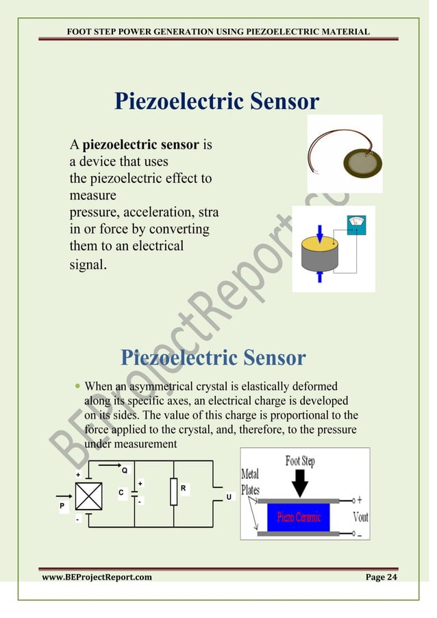 Foot step-power-generation-using-piezoelectric-material | PDF