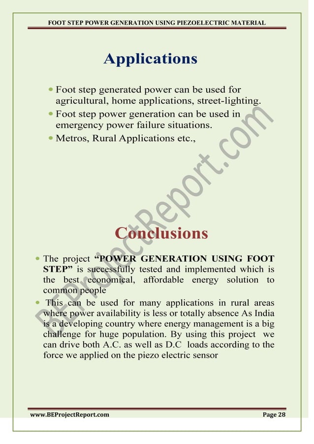Foot step-power-generation-using-piezoelectric-material | PDF