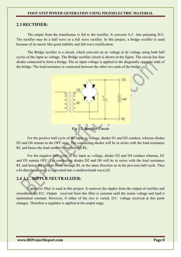 Foot step-power-generation-using-piezoelectric-material | PDF
