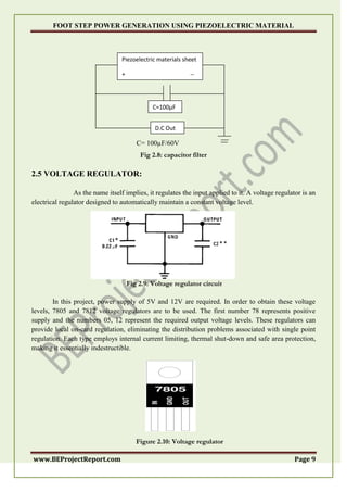 Foot step-power-generation-using-piezoelectric-material | PDF