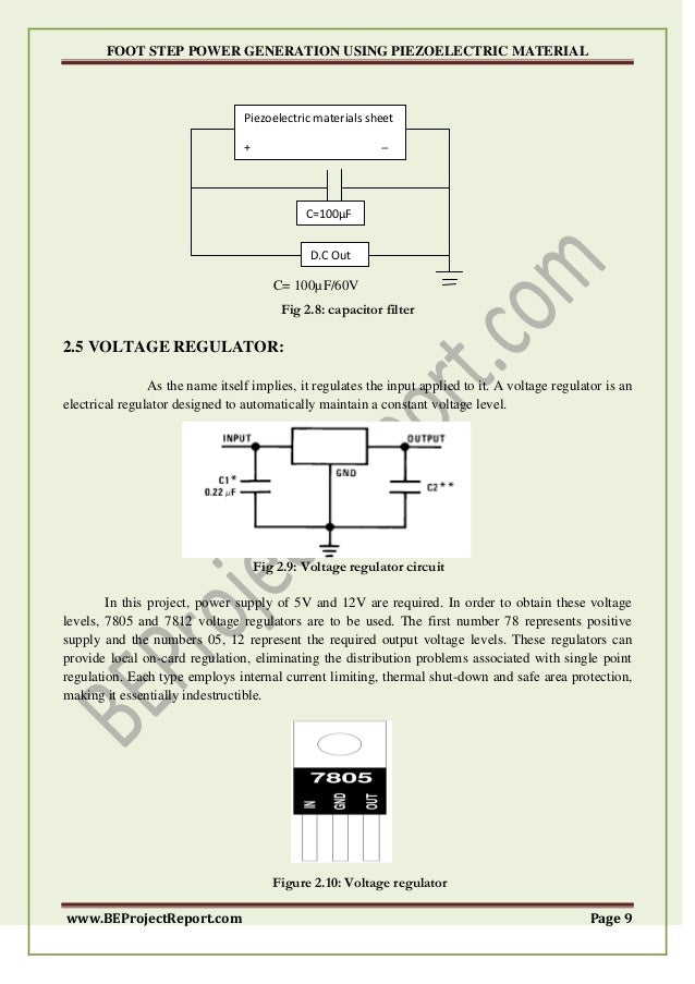 Foot step-power-generation-using-piezoelectric-material