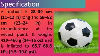 Presentation on Football (Soccer) | PDF