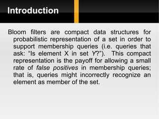 Footalks#1 Bloom Filters | PPT | Computing | Technology & Computing