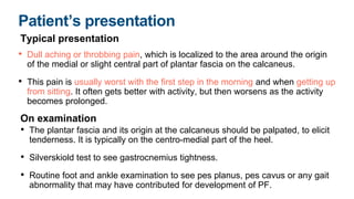 Arches of the foot and plantar fascitiis | PPTX