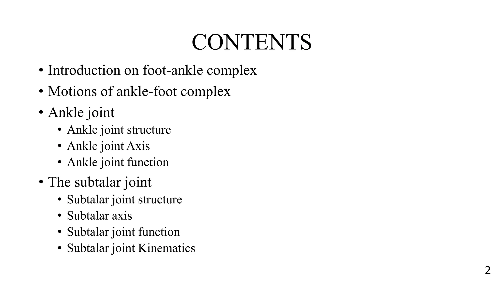 Biomechanics of Foot and Ankle complex, CP orthotic management &Tone ...