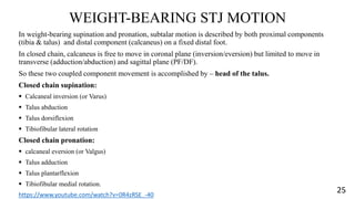 Biomechanics of Foot and Ankle complex, CP orthotic management &Tone ...