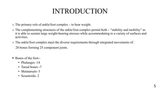 Biomechanics of Foot and Ankle complex, CP orthotic management &Tone ...