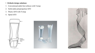 Biomechanics of Foot and Ankle complex, CP orthotic management &Tone ...