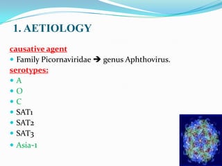 Foot and mouth disease | PPTX