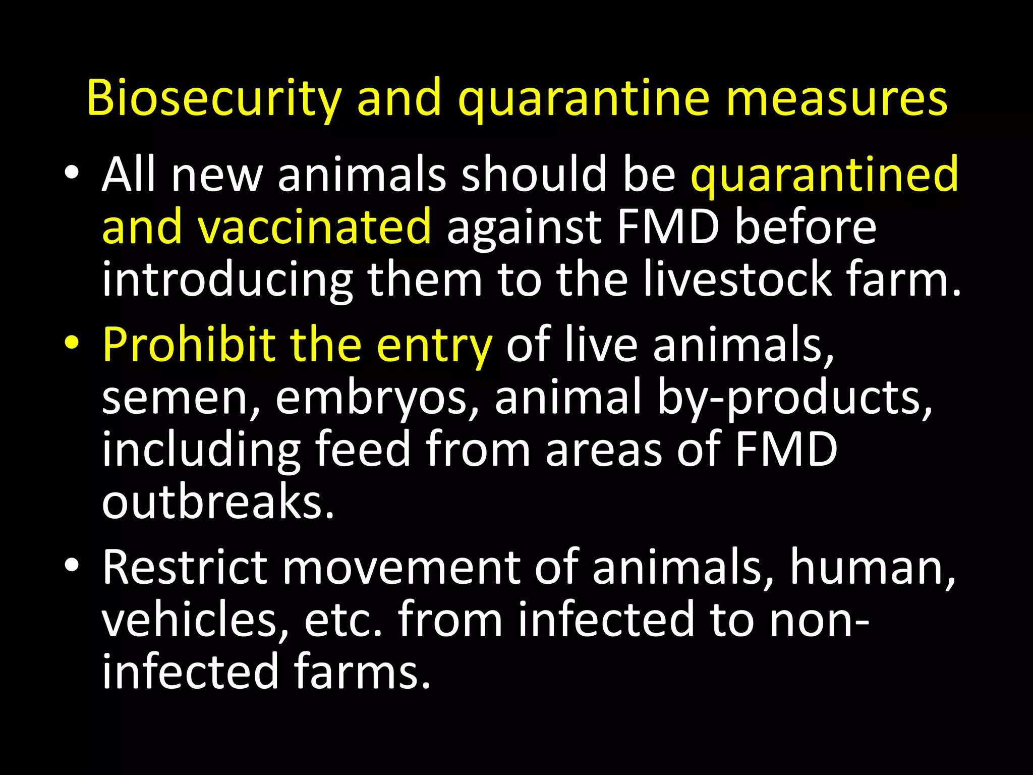 Foot and mouth disease | PPTX