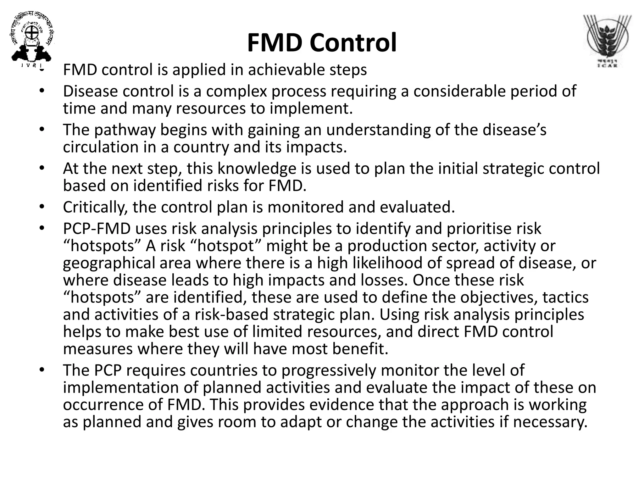 Foot and mouth disease: An Indian perspective | PPTX