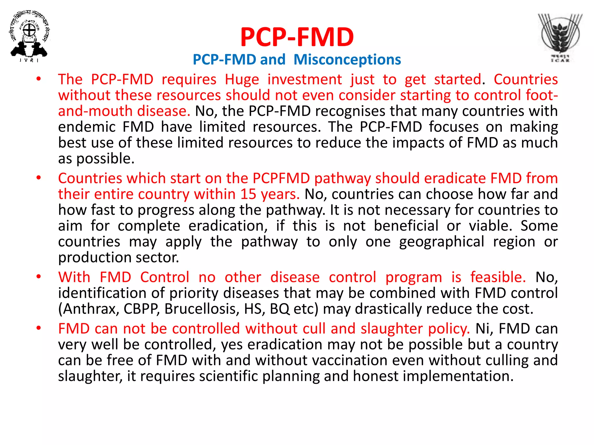 Foot and mouth disease: An Indian perspective | PPTX