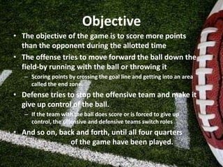 Football | PPTX | American Football | Sports