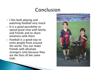 Football - My Favorite Sport | PPTX