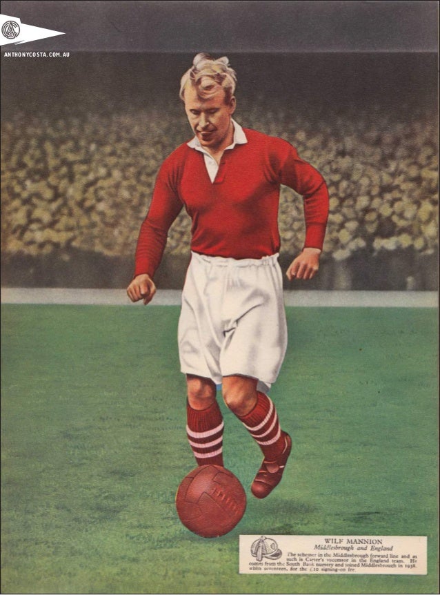 Vintage 1950s English Football Art