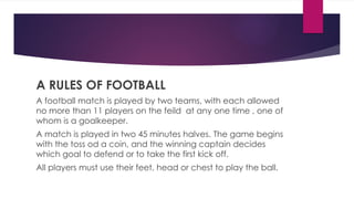HOPE 12 FOOTBALL-SOCCER powerpoint prest | PPTX