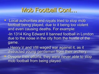 Football (1) | PPT | Soccer | Sports