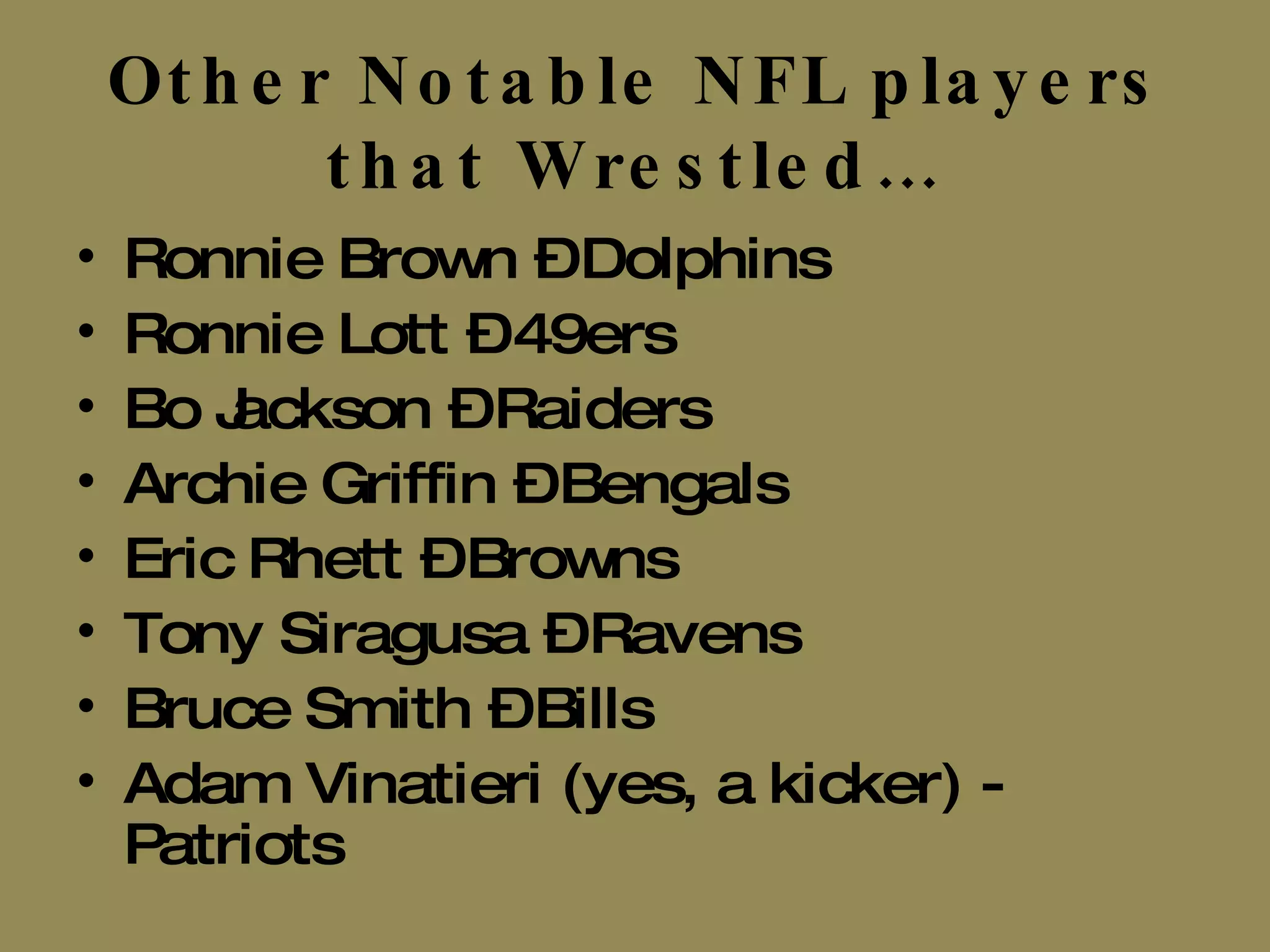 Football And Wrestling | PPT