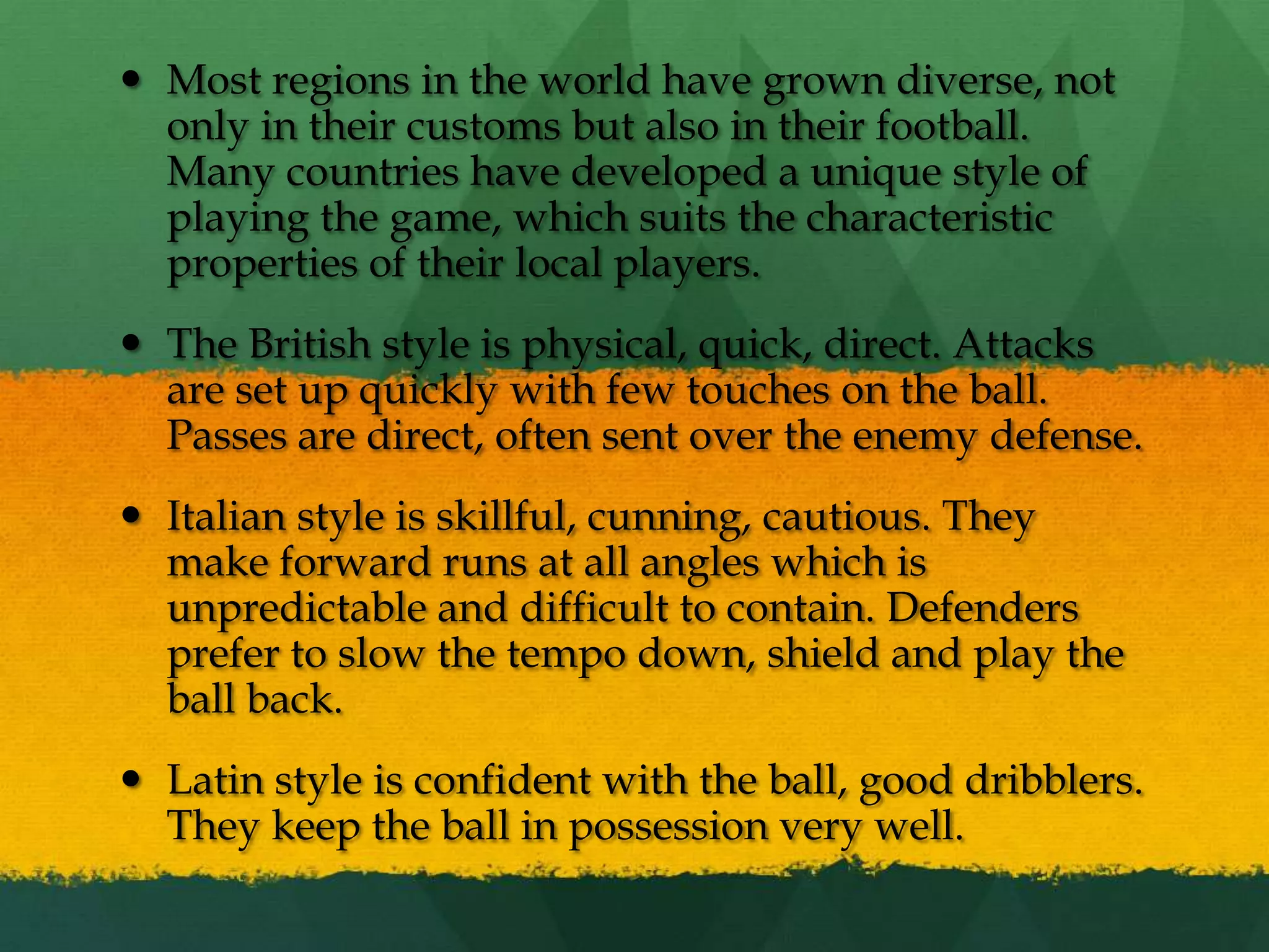 Football assignment | PPTX