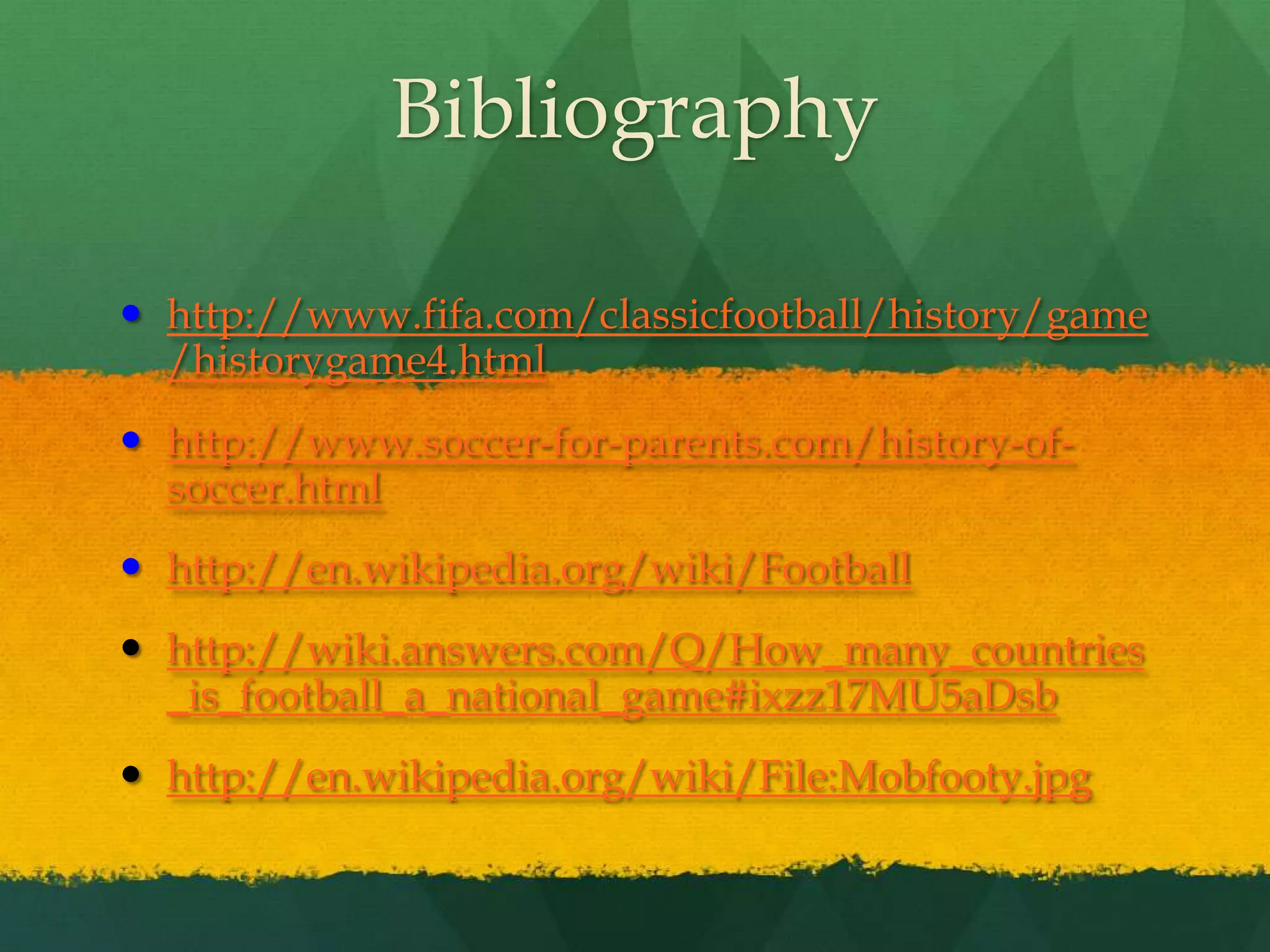 Football assignment | PPTX