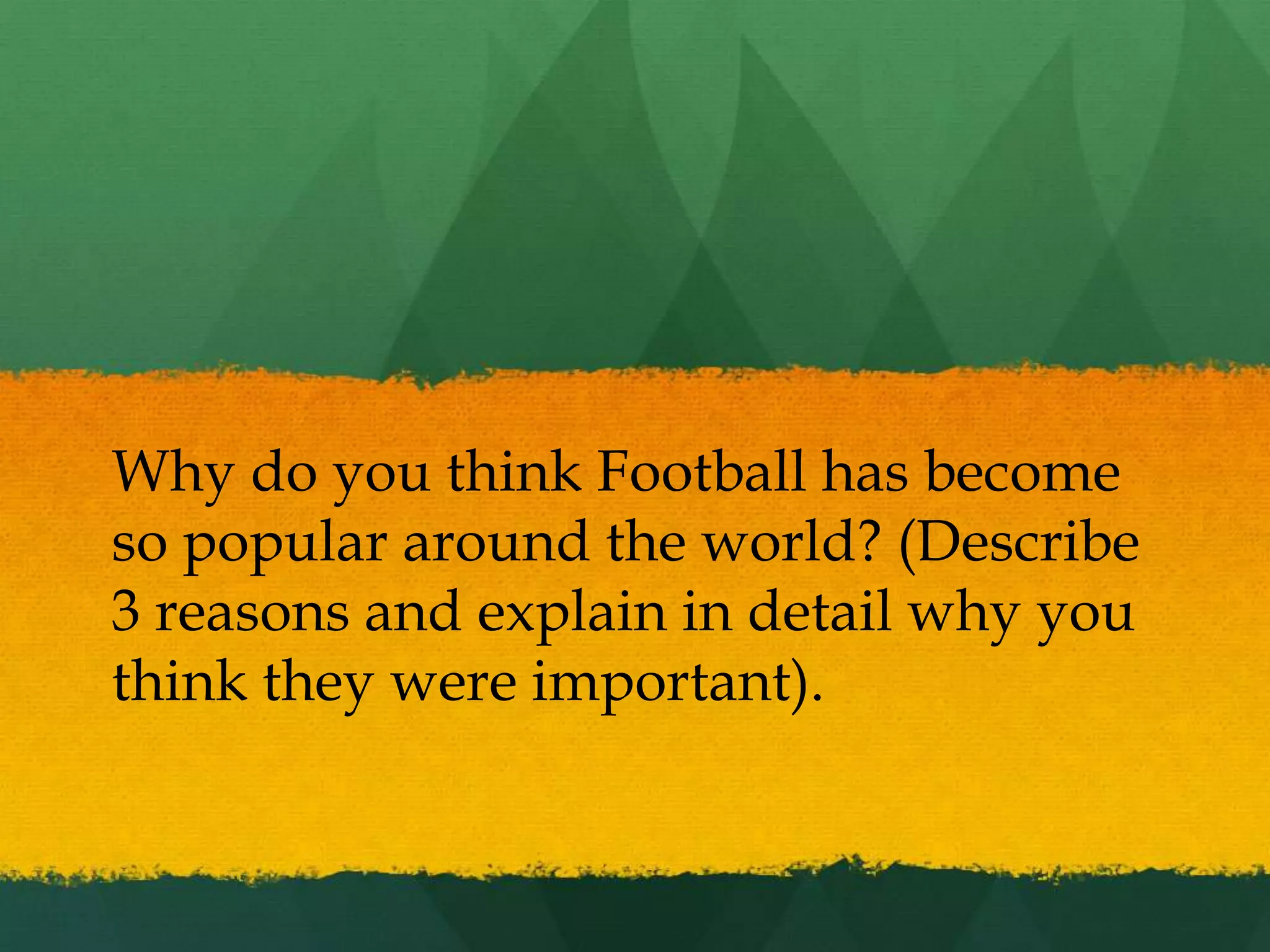 Football assignment | PPTX