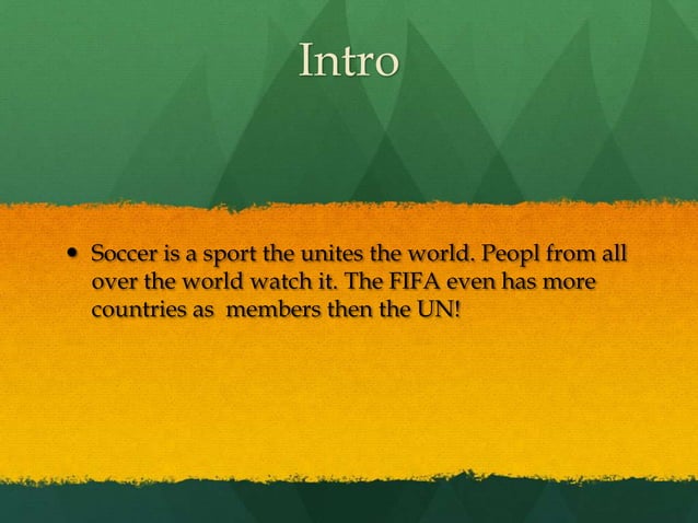 Football assignment | PPTX