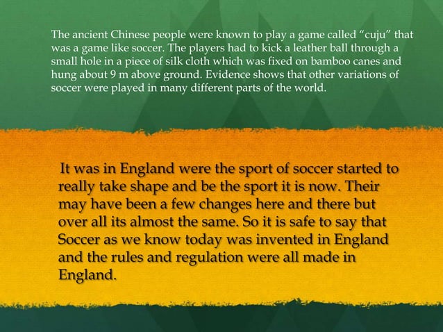 Football assignment | PPTX