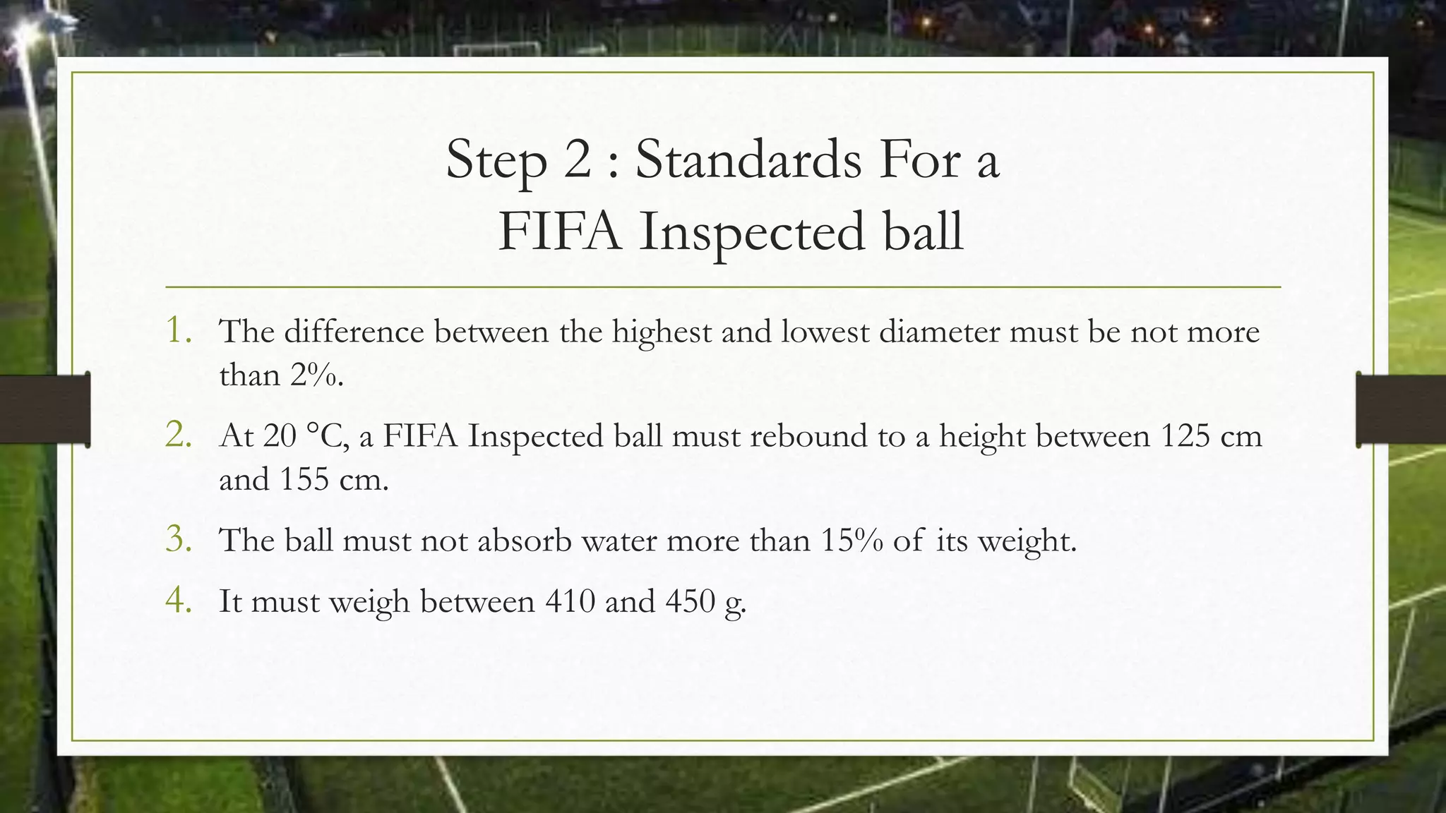 Football ball manufacturing | PPTX