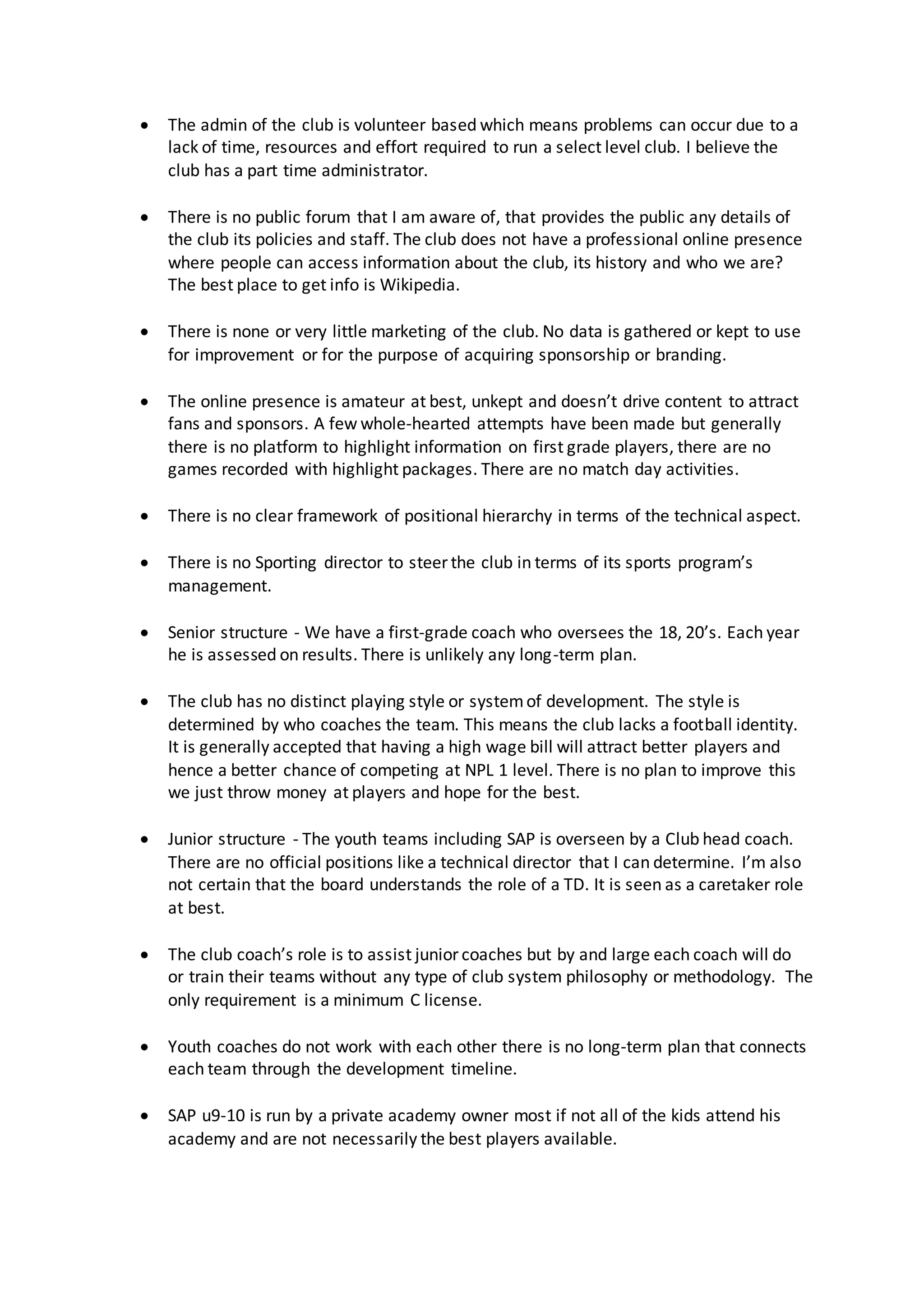 Football club review | DOCX